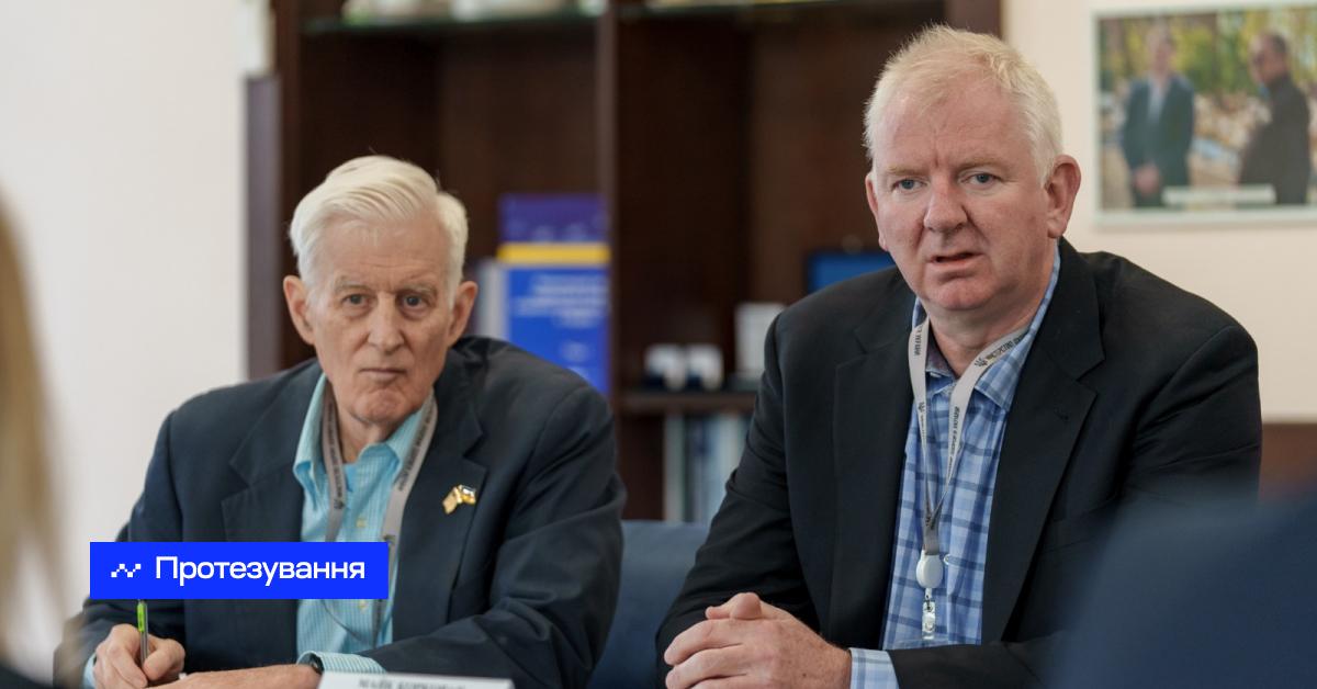 Visit to Kyiv by Mike Corcoran and Bill Endicott, partners of the ...