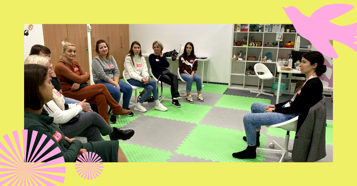 At the psychological training at Children HUB, parents were taught how ...